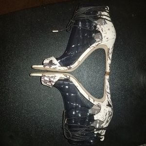 Call It Spring | Shoes | Snake Print Strappy Heels | Poshmark